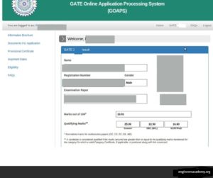 GATE Result 2020 - {www.gate.iitm.ac.in} Check Result,Scorecard
