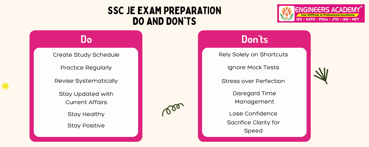 SSC JE Exam Do's and Don'ts: Follow These Instructions | Engineers Academy