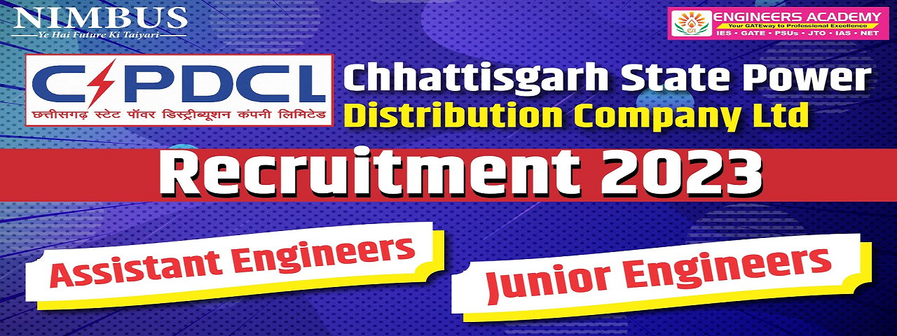 CSPDCL AE JE Recruitment 2023: Notification, Eligibility, Exam Date ...