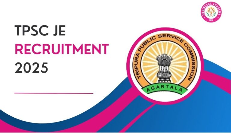 TPSC JE Recruitment 2025 Notification Released for 198 Posts