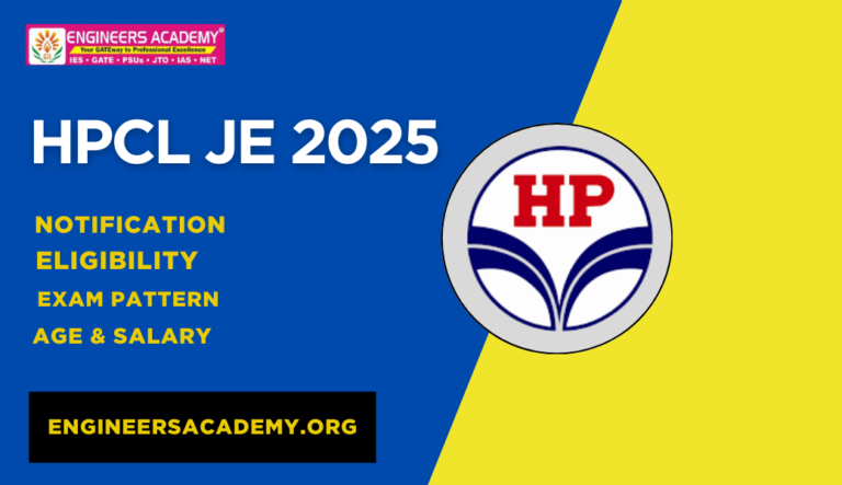HPCL JE Recruitment 2025: Official Notification out for 63 Vacancies ...