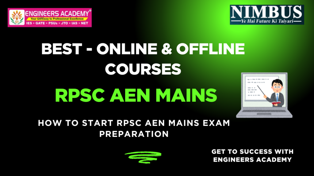 How to Prepare RPSC AEn Mains 2025 Exam