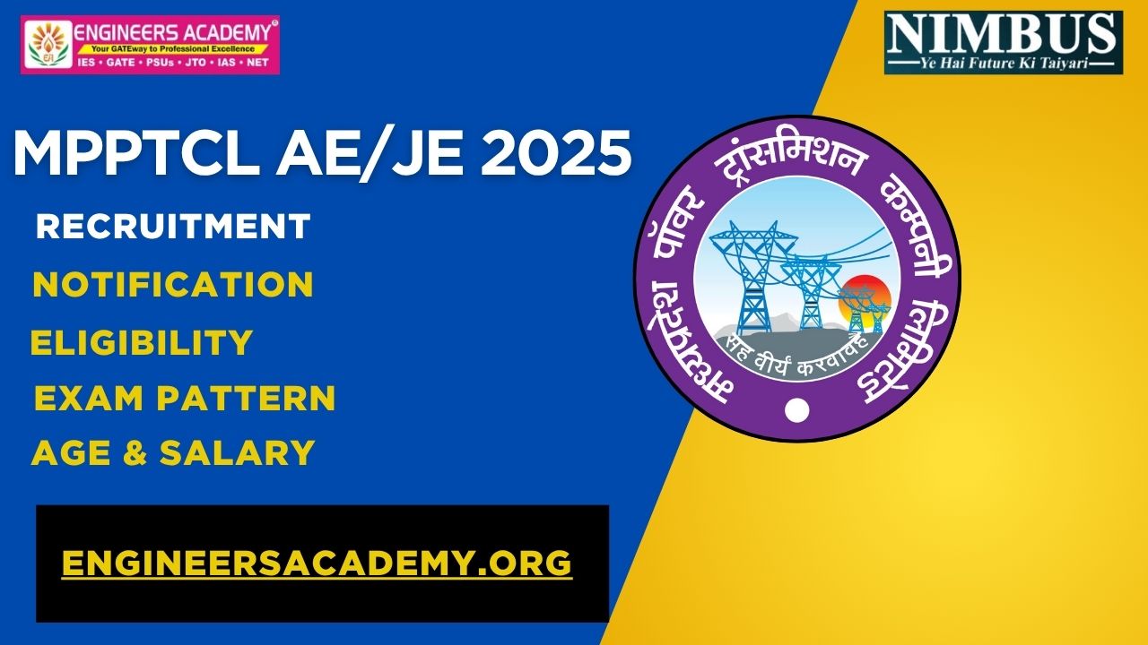 MPPTCL AE/JE 2025 Notification Out :- Check Vacancy, Selection Process ...