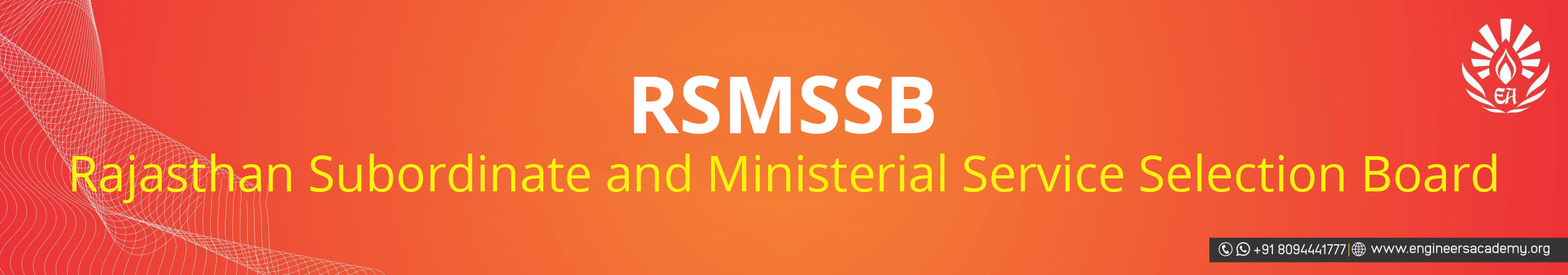 RSMSSB, PWD, PHED, WRD, RSAMB JE Coaching in Jaipur - Engineers Academy