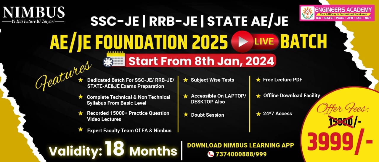 Best GATE, ESE, SSC JE, RRB JE, RPSC, RSEB AE, ISRO, WRD, PSUs ...